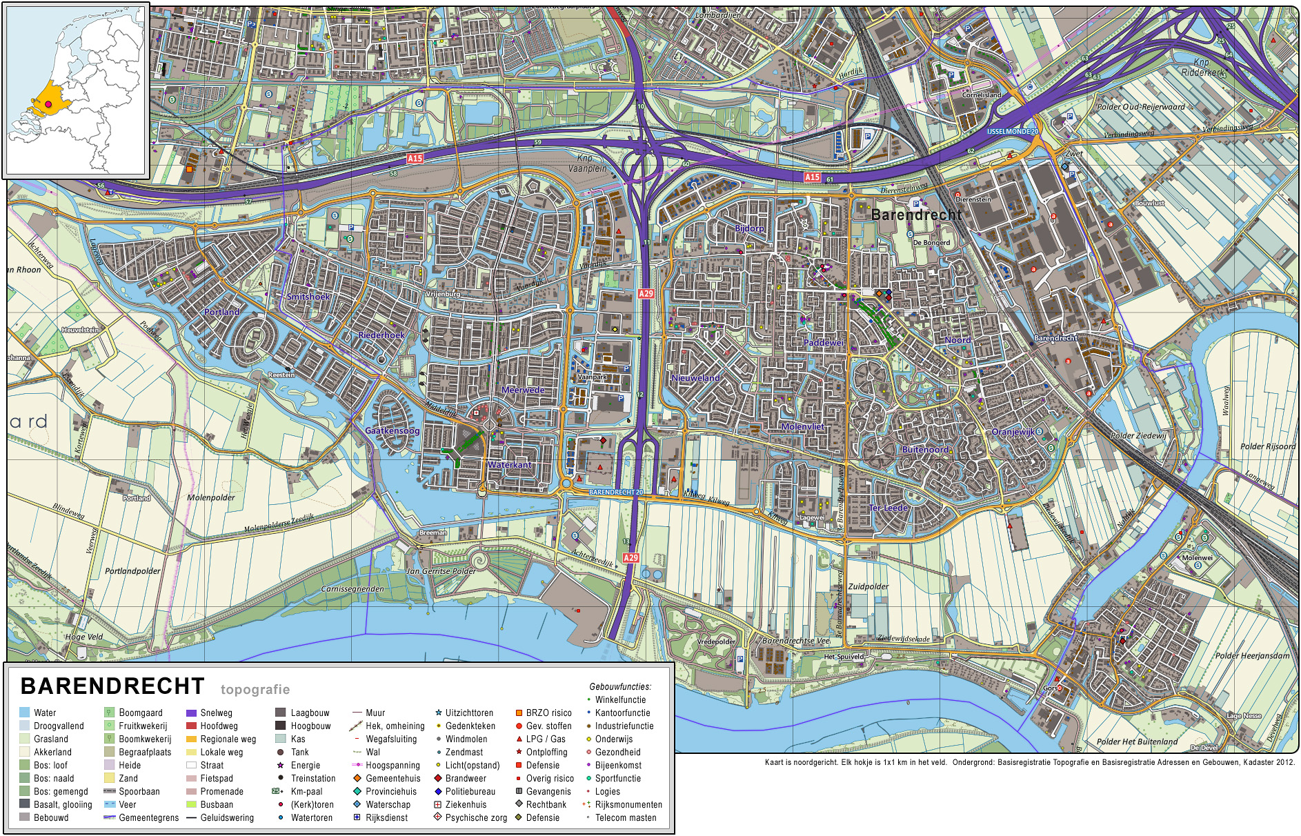 Postcode Barendrecht - Het Postcode en Adresboek van Nederland