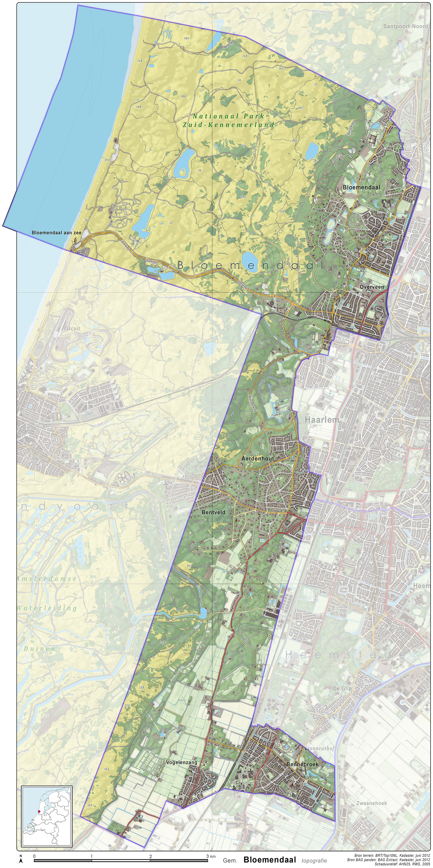 Postcode Bloemendaal - Het Postcode en Adresboek van Nederland
