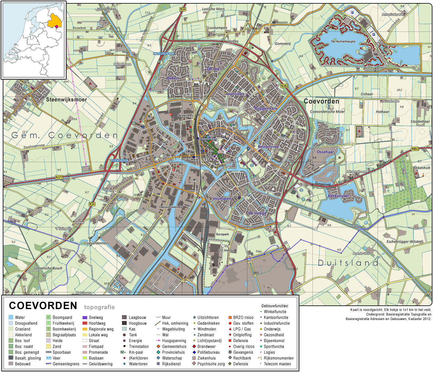 Postcode Coevorden - Het Postcode en Adresboek van Nederland