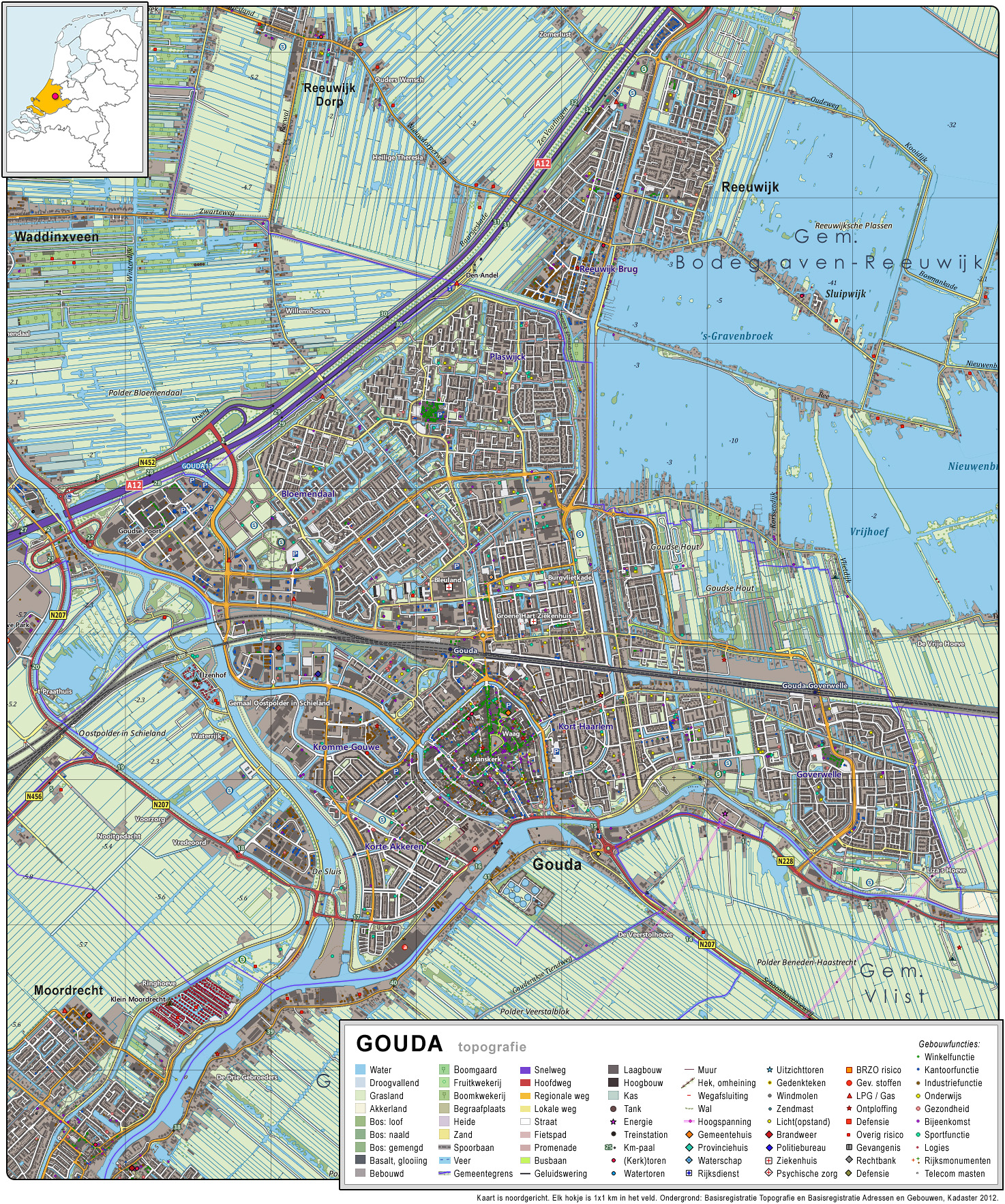 Postcode Gouda - Het Postcode en Adresboek van Nederland