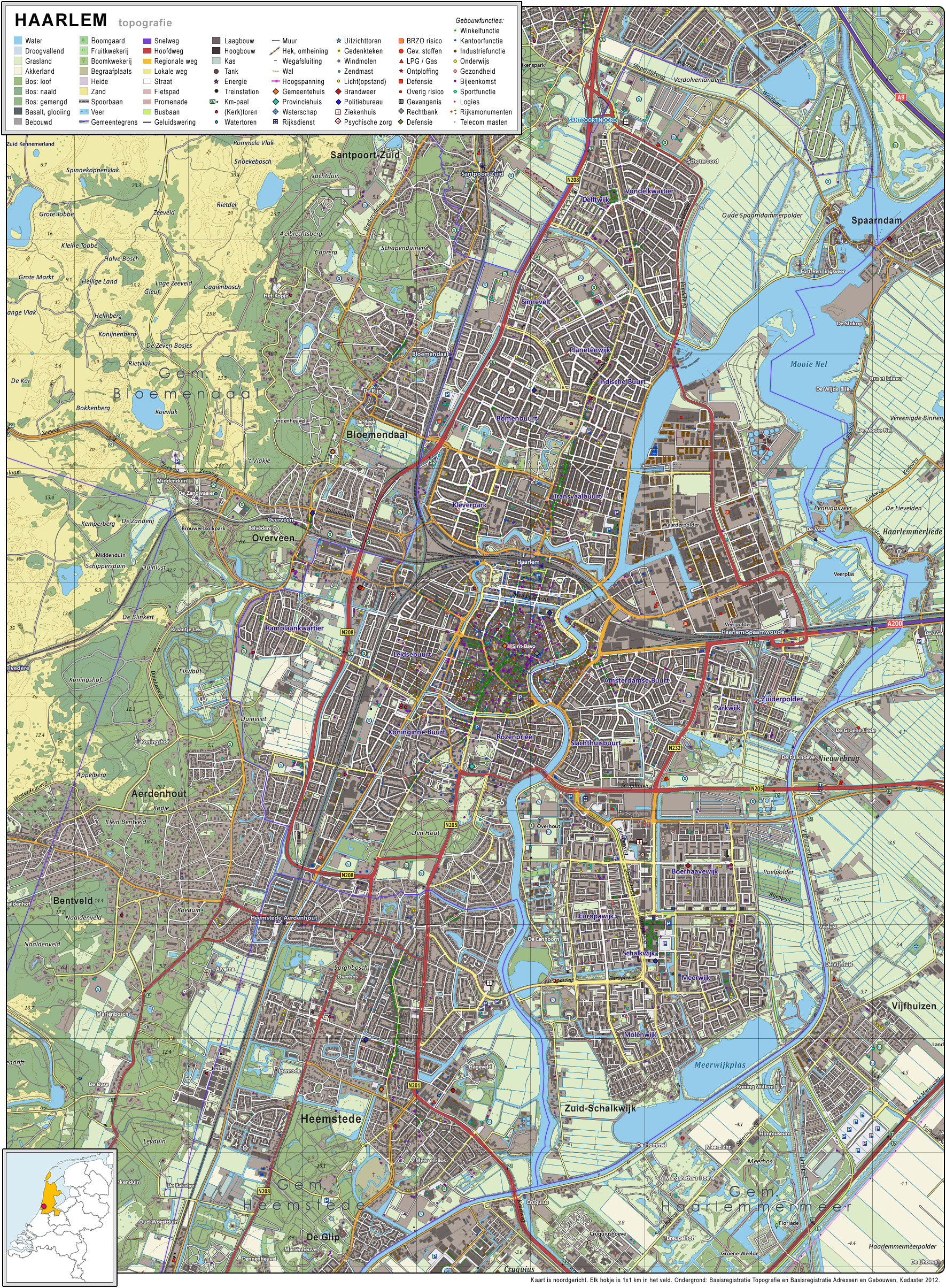 Postcode Haarlem - Het Postcode en Adresboek van Nederland