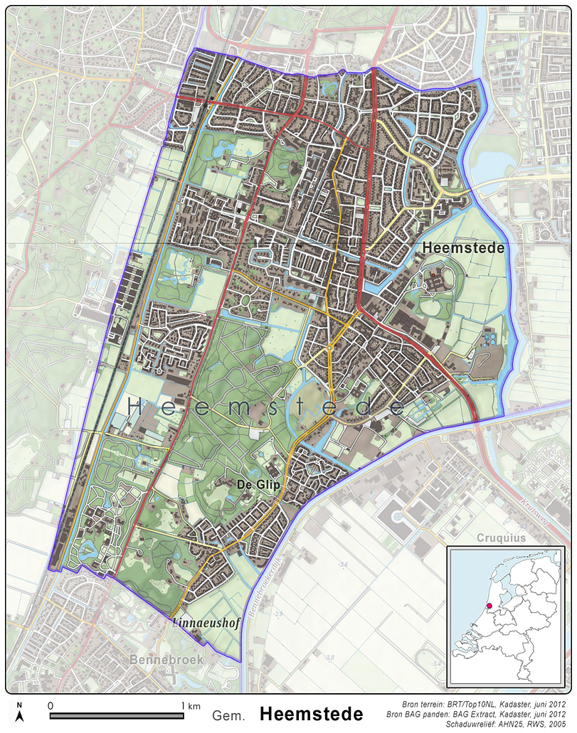 Postcode Heemstede - Het Postcode en Adresboek van Nederland
