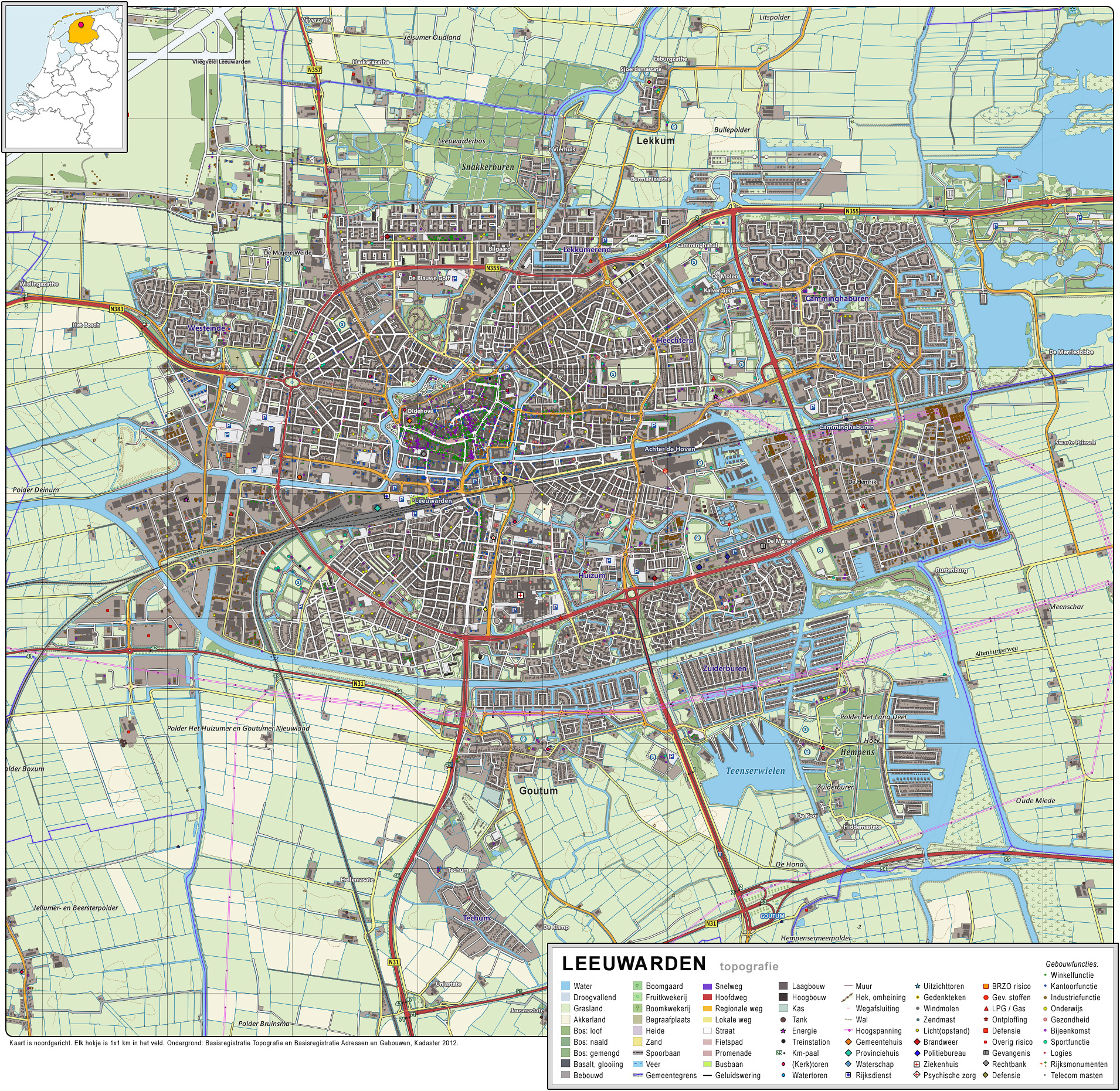Postcode Leeuwarden - Het Postcode en Adresboek van Nederland
