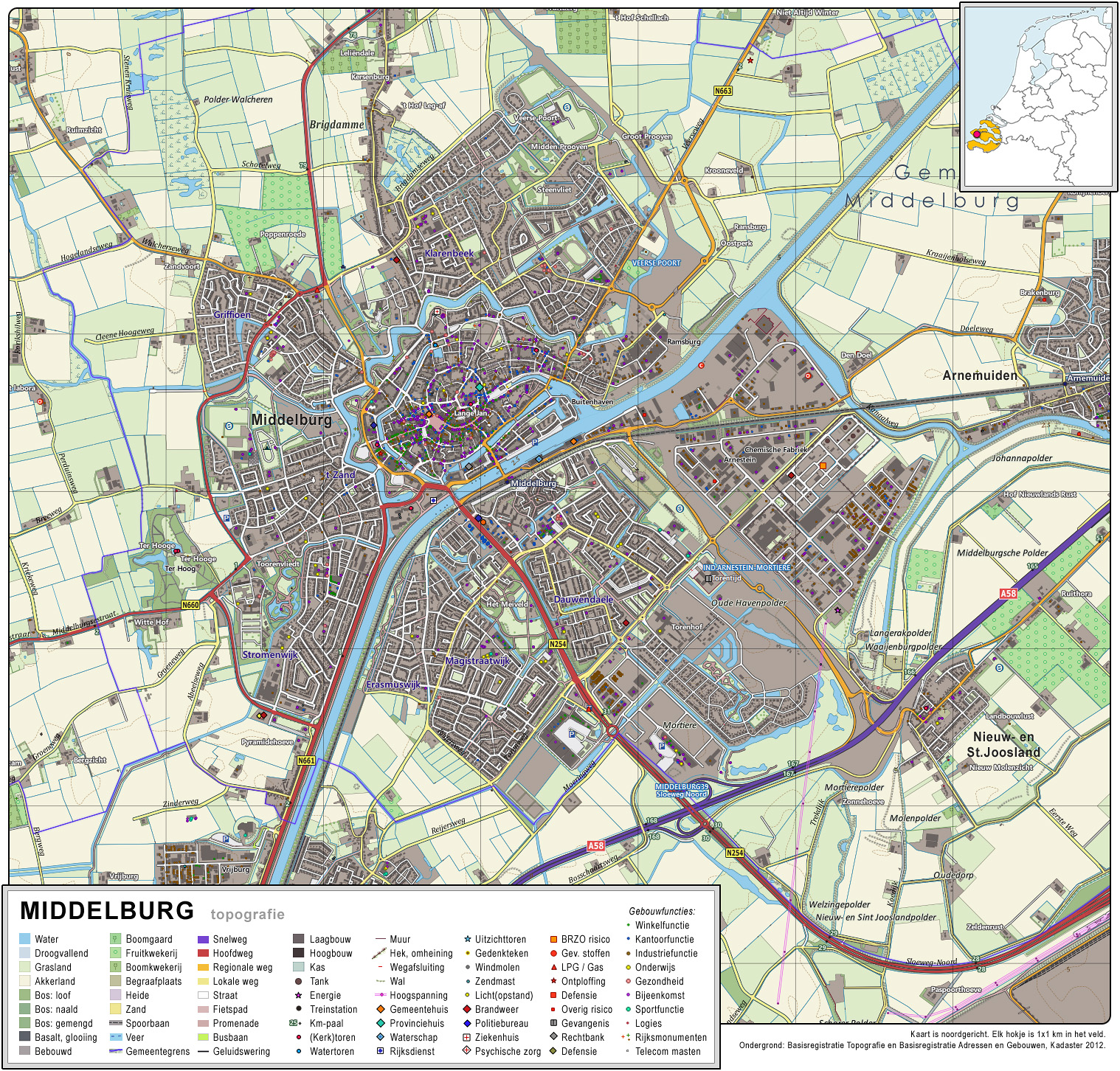 Postcode Middelburg - Het Postcode en Adresboek van Nederland