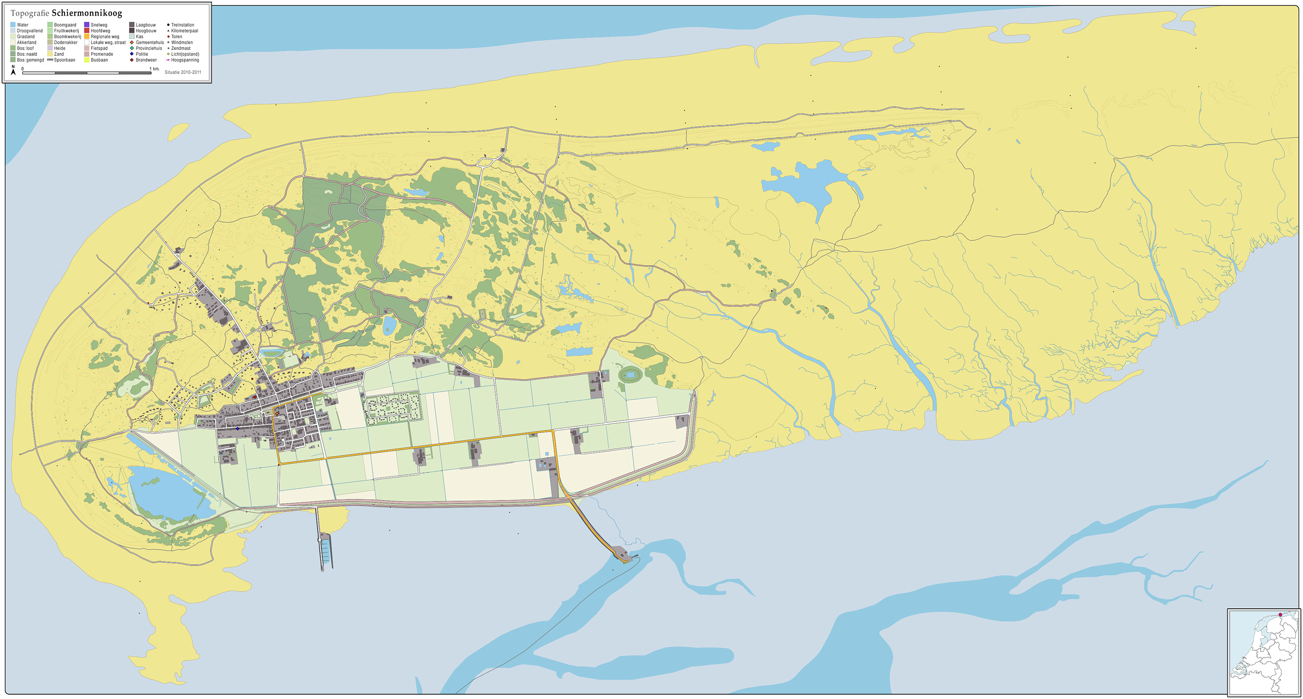 Postcode Schiermonnikoog - Het Postcode en Adresboek van Nederland