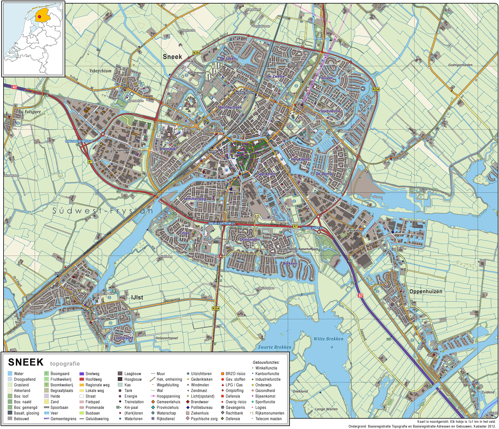 Postcode Sneek - Het Postcode en Adresboek van Nederland
