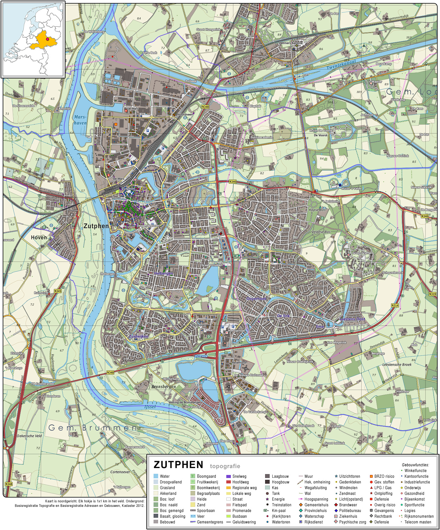 Postcode Zutphen - Het Postcode en Adresboek van Nederland